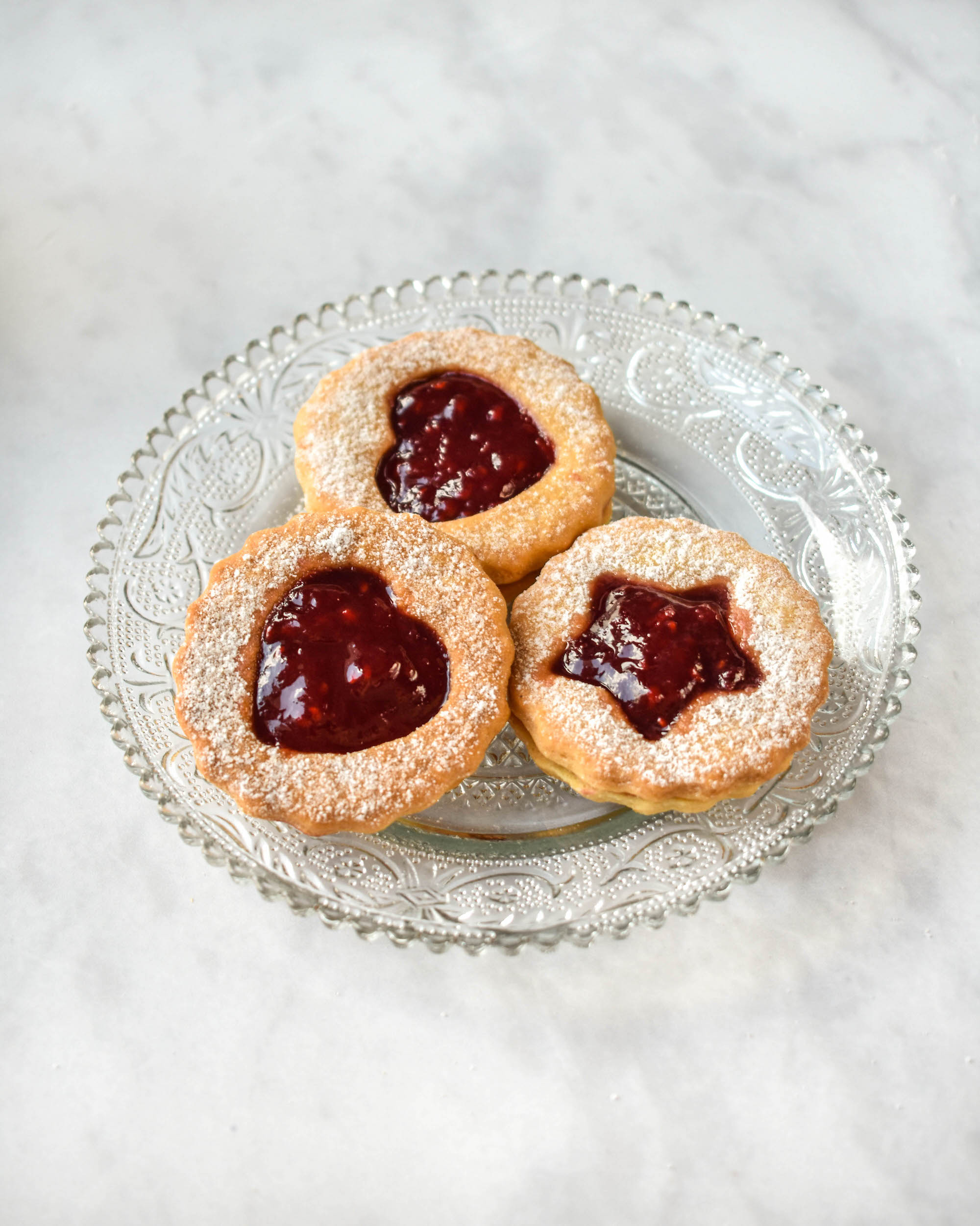 Raspberry Jam Sandwich Biscuits - Apron & Whisk