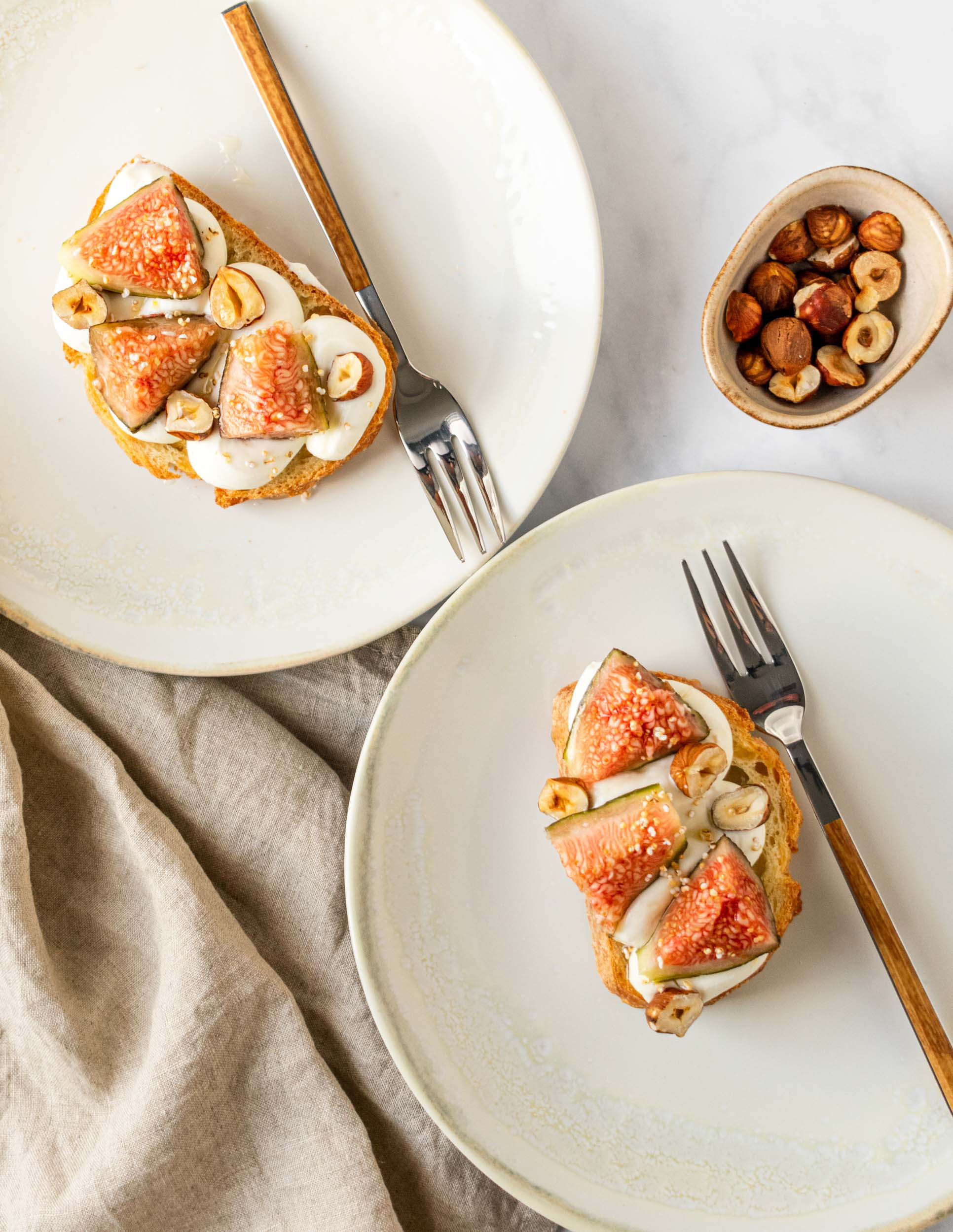 Whipped Ricotta and Fig Toast - Apron & Whisk