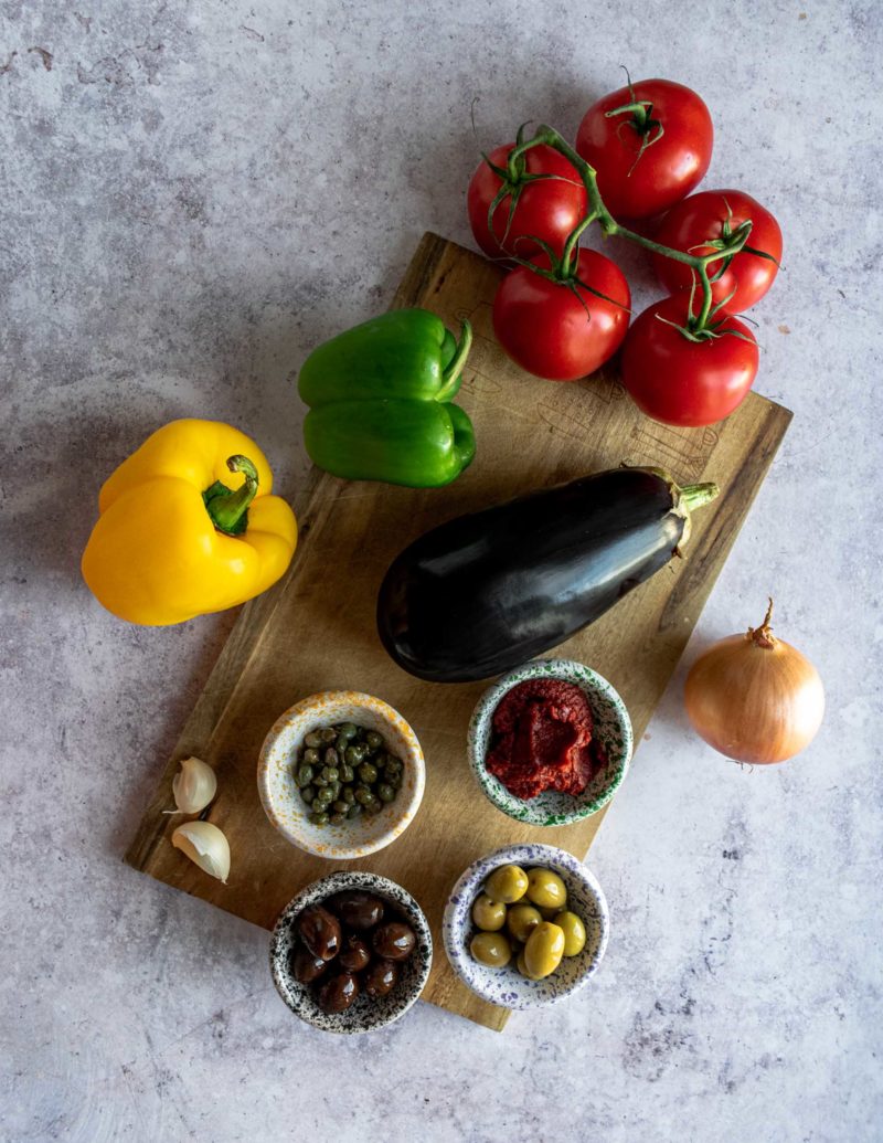 Kapunata - Maltese Caponata - Apron & Whisk