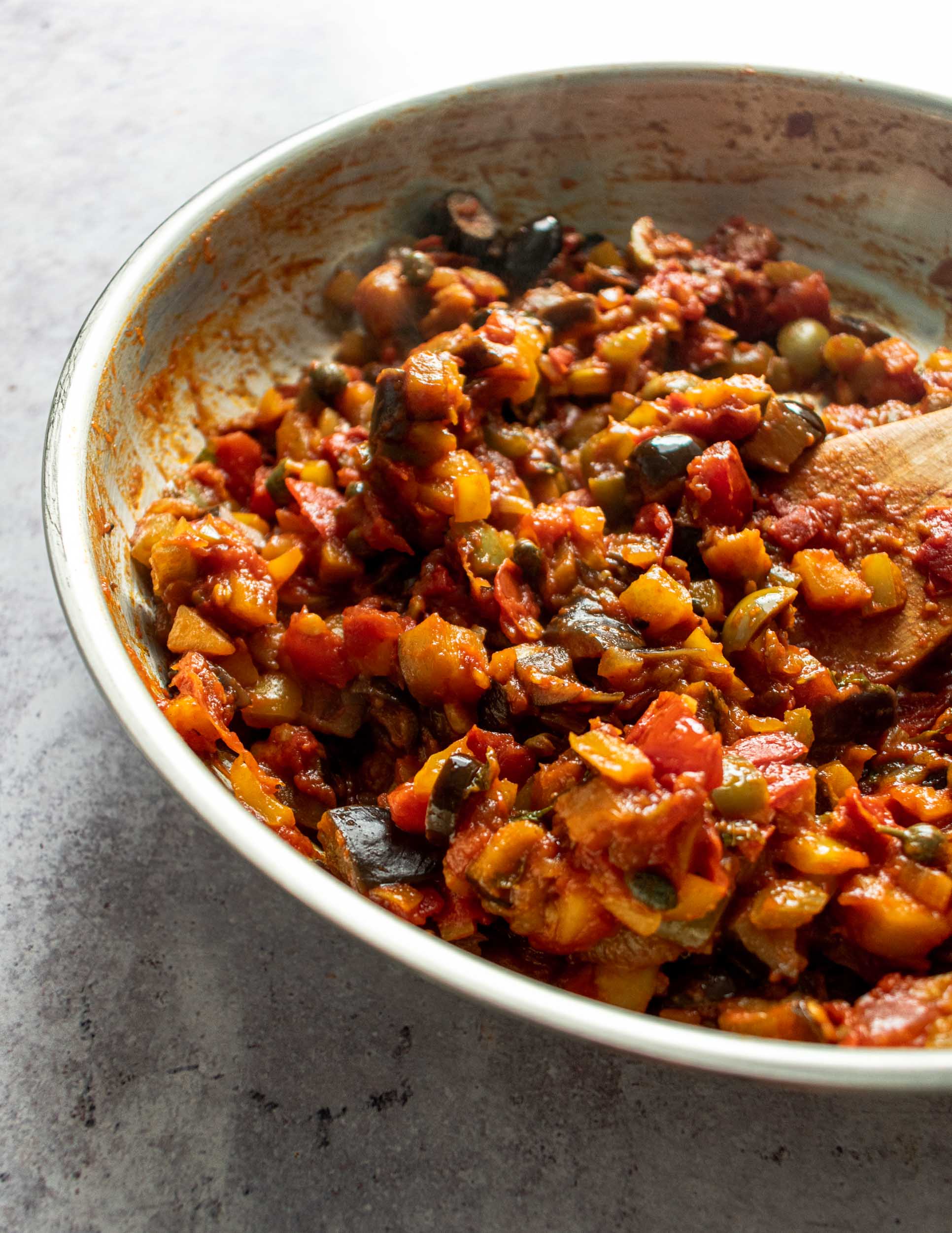 Kapunata - Maltese Caponata - Apron & Whisk