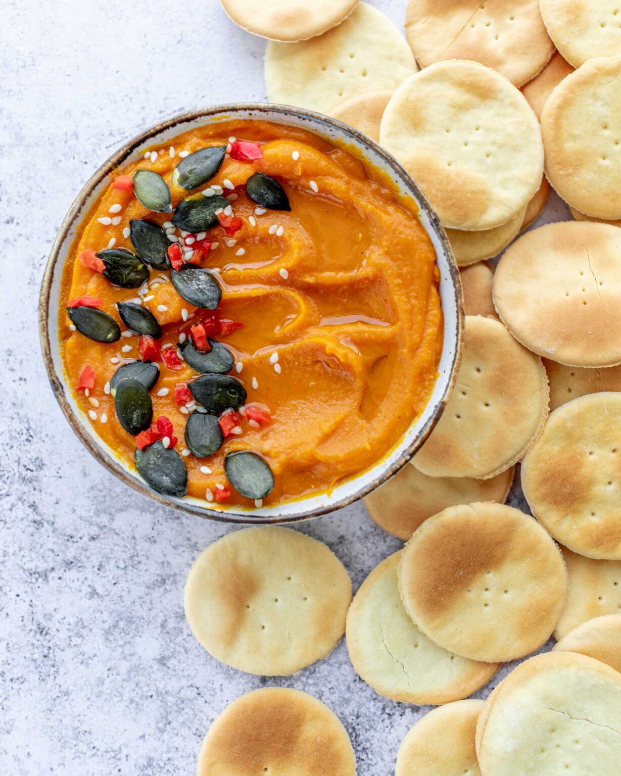 Curried Sweet Potato Dip - Apron & Whisk