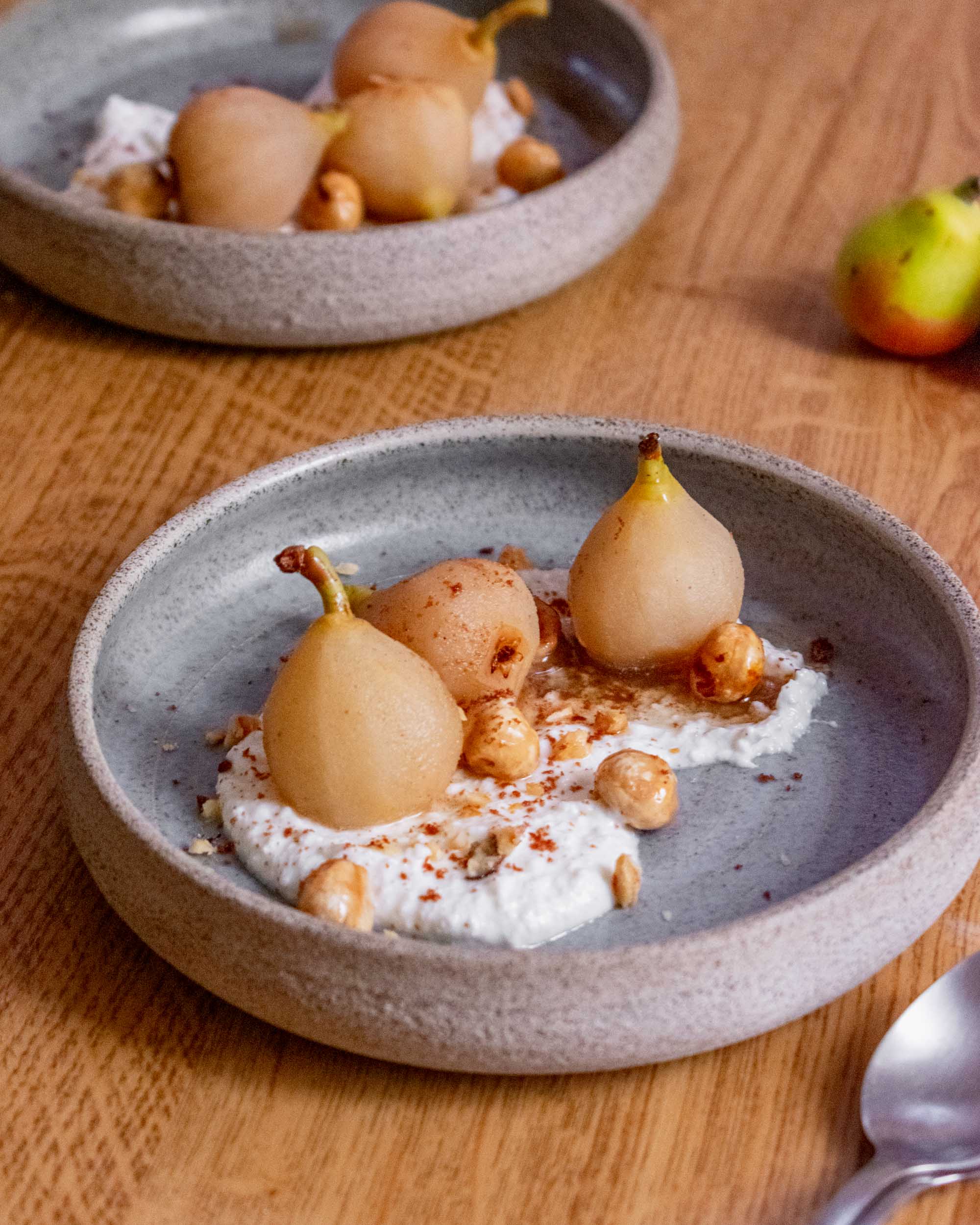 Poached Bambinella Pears - Apron & Whisk