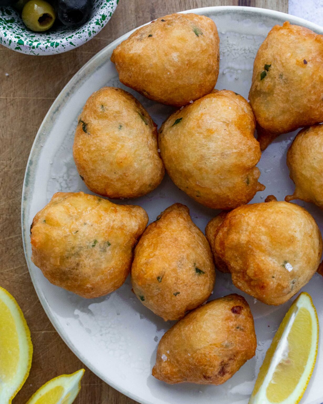 Sfineġ tal-Inċova - Traditional Maltese Anchovy Fritters - Apron & Whisk