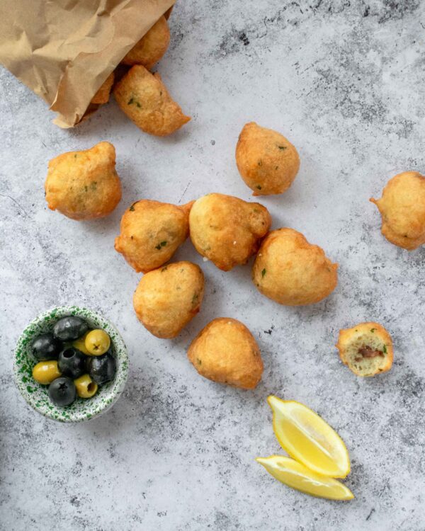 Sfineġ tal-Inċova - Traditional Maltese Anchovy Fritters - Apron & Whisk