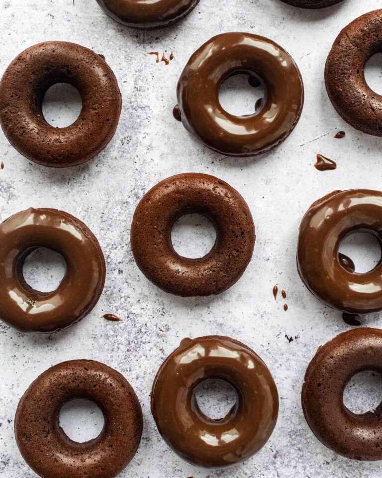 Double Chocolate Doughnuts - Apron & Whisk