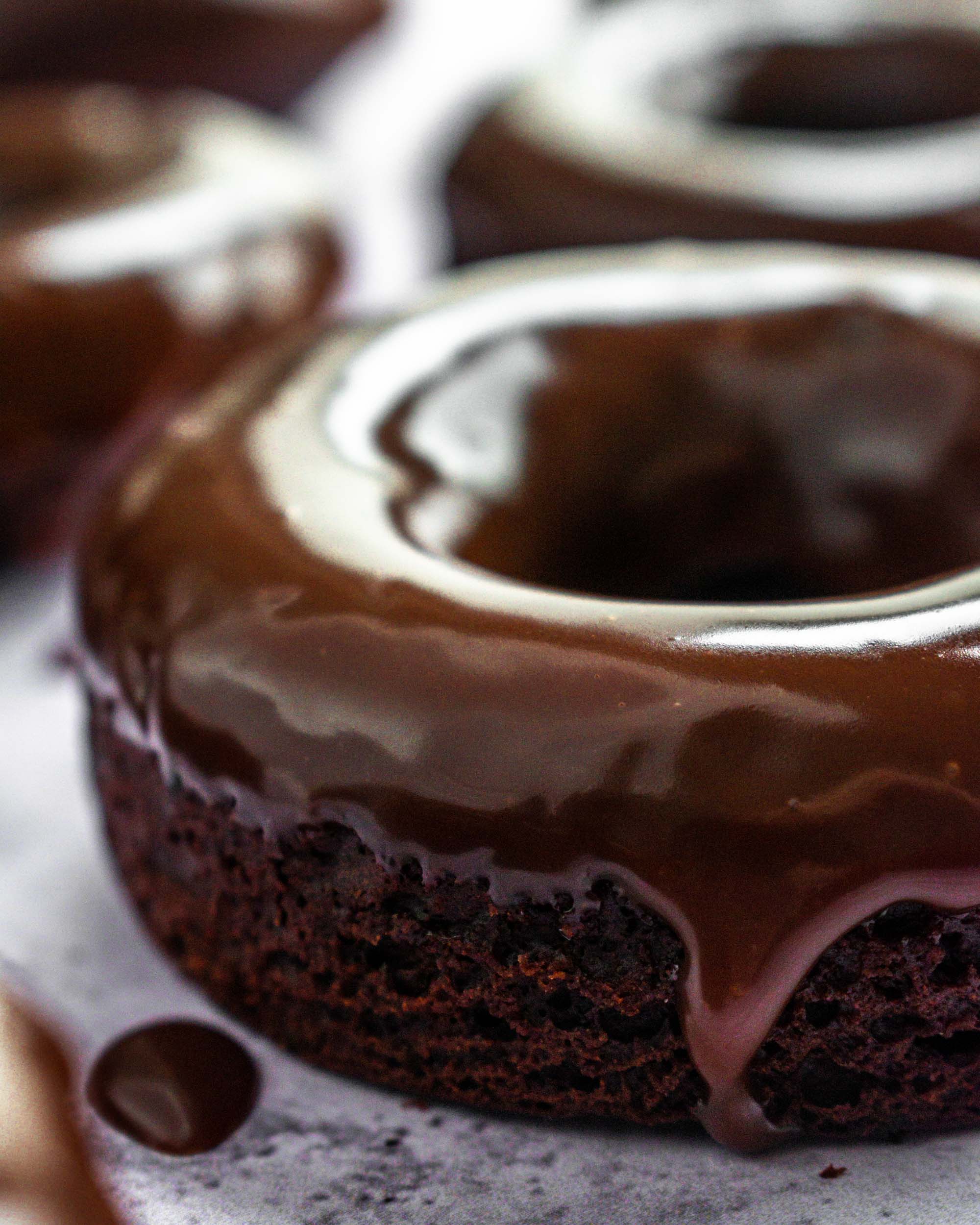 Double Chocolate Doughnuts - Apron & Whisk