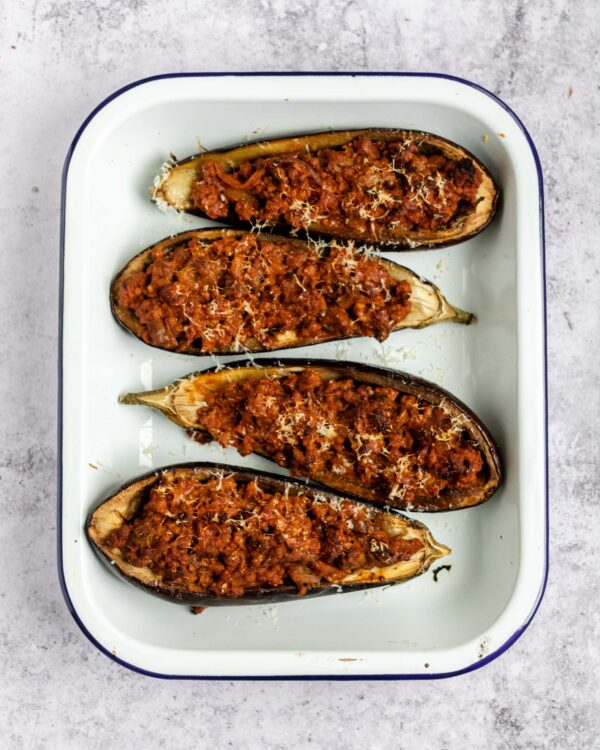Brunġiel Mimli - Maltese Stuffed Aubergines - Apron & Whisk