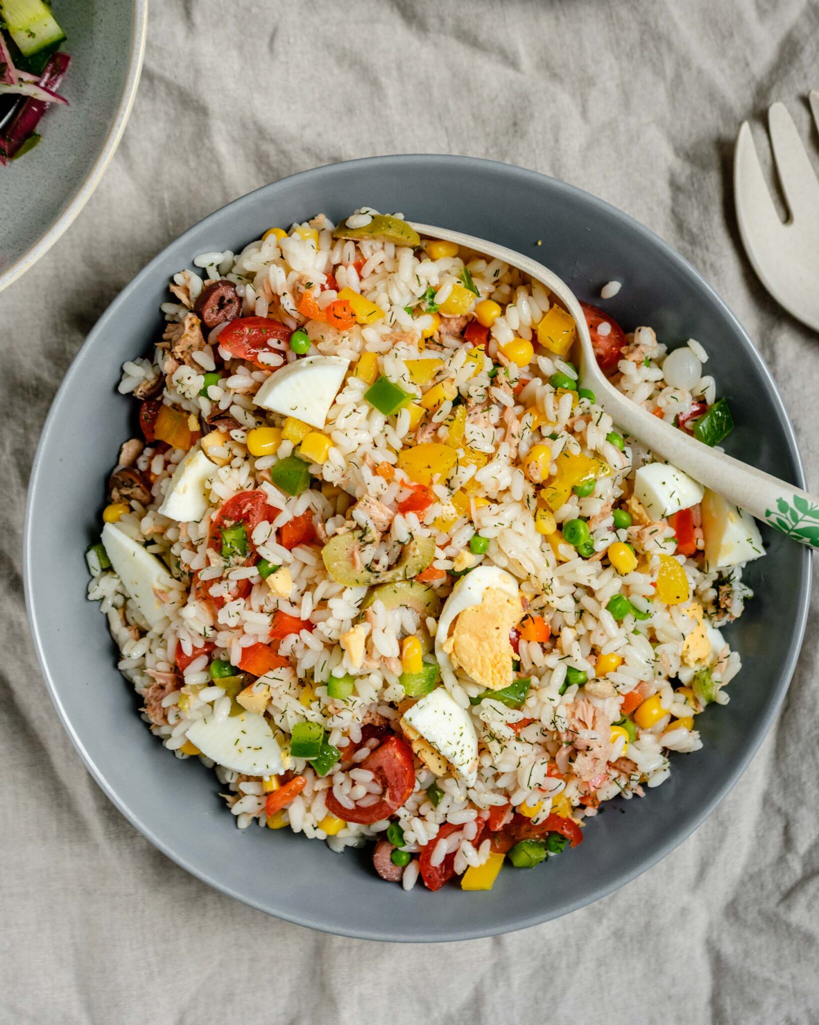 Tuna Rice Salad - Apron & Whisk