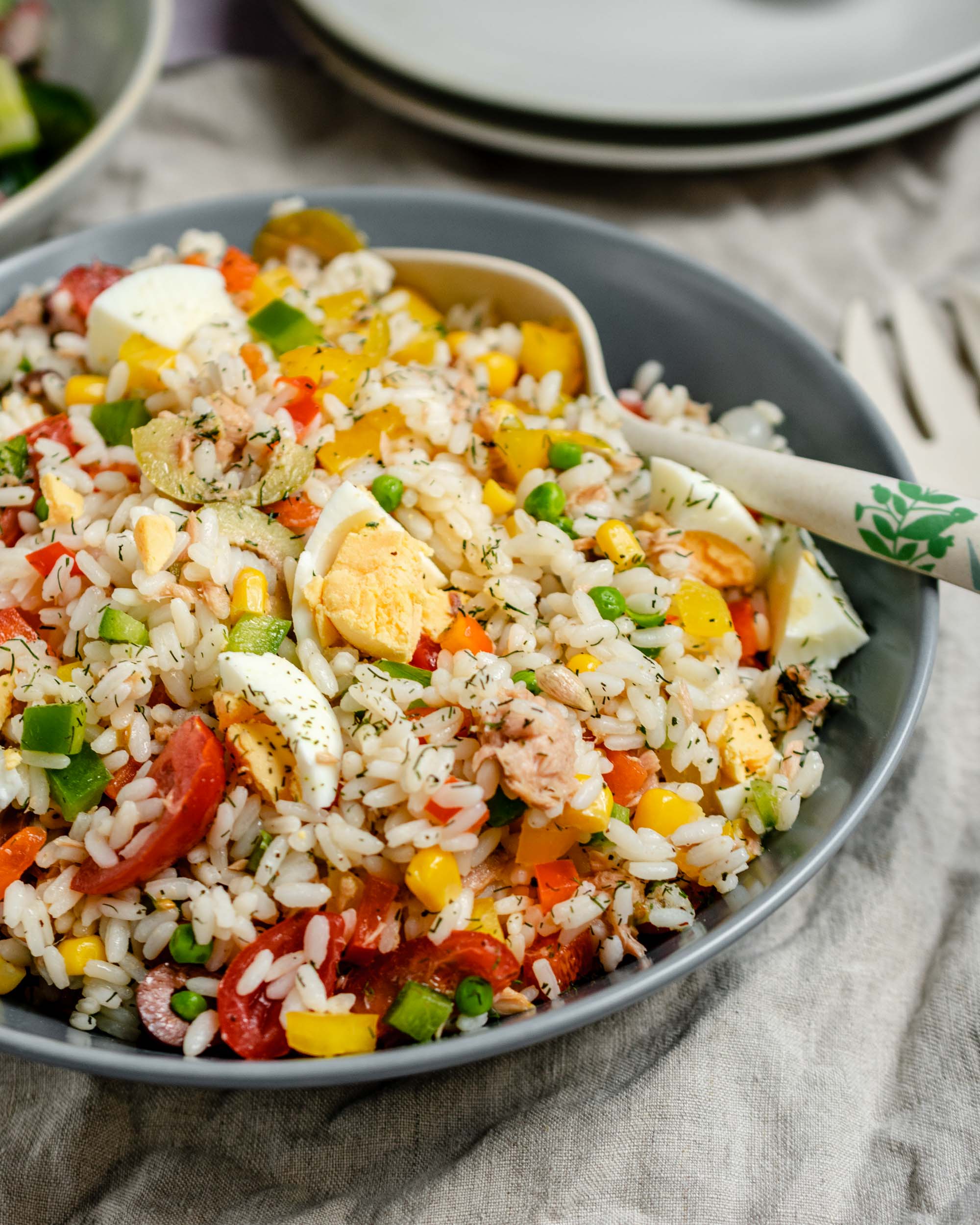 Tuna Rice Salad - Apron & Whisk