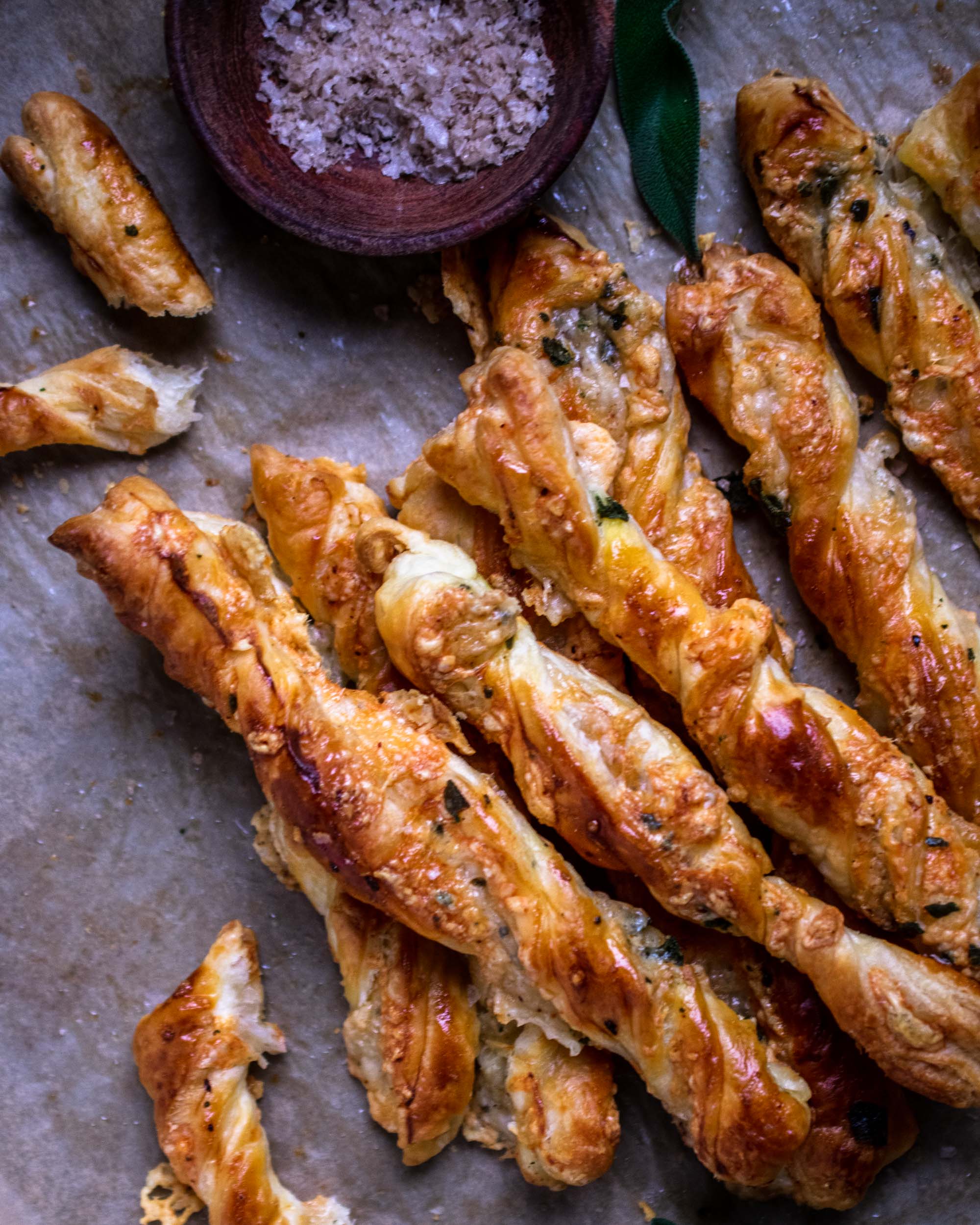 Goat Cheese and Sage Twists - Apron & Whisk