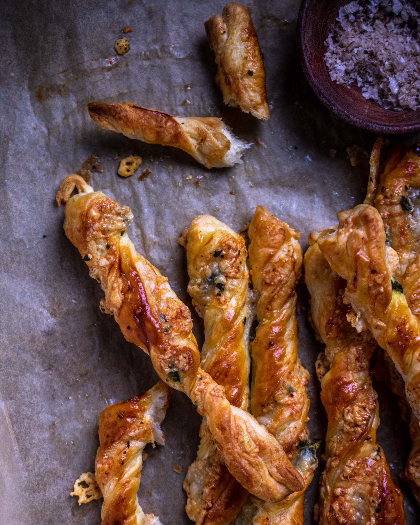 Goat Cheese and Sage Twists - Apron & Whisk