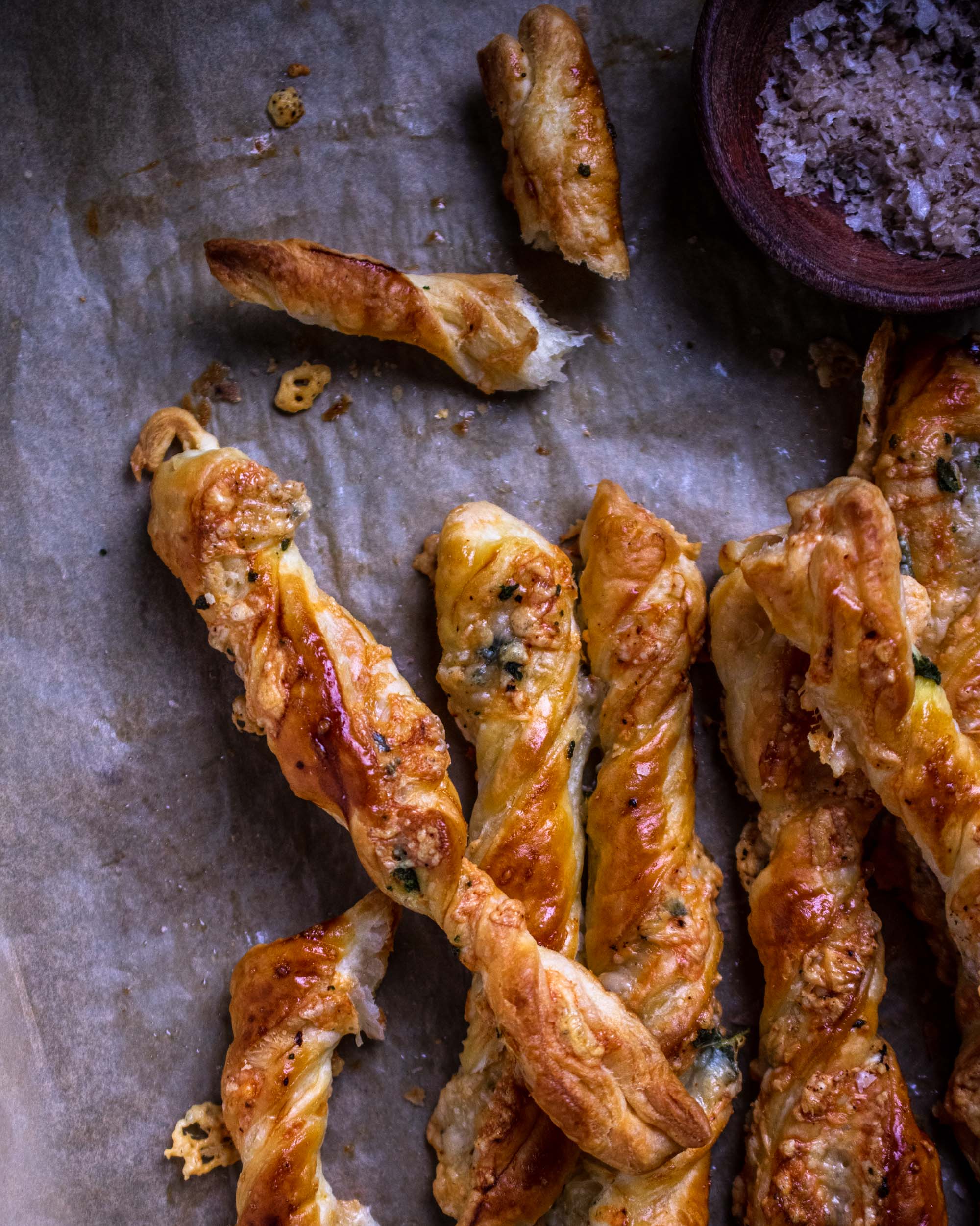 Goat Cheese and Sage Twists - Apron & Whisk