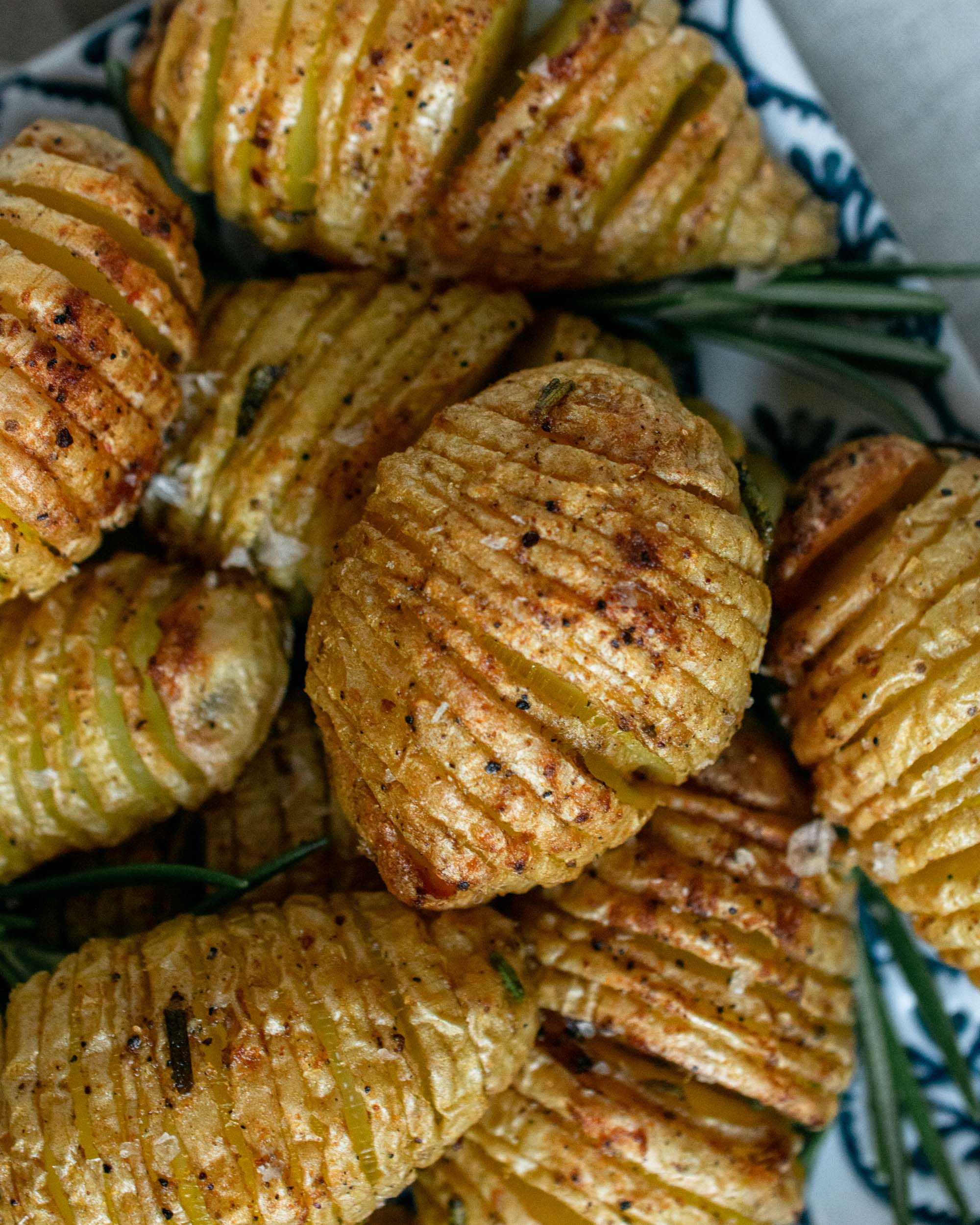 Mini Hasselback Potatoes - Apron & Whisk