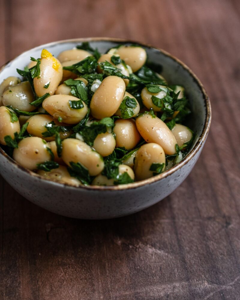 Fażola bit-Tewm u t-Tursin - Traditional Maltese Butter Bean Salad with ...