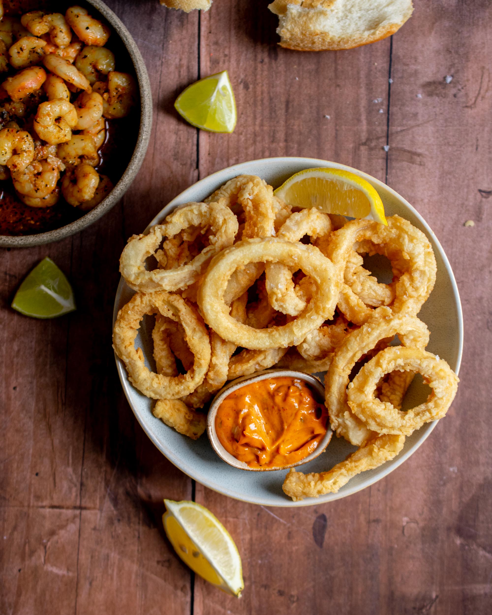 Easy Fried Calamari - Apron & Whisk