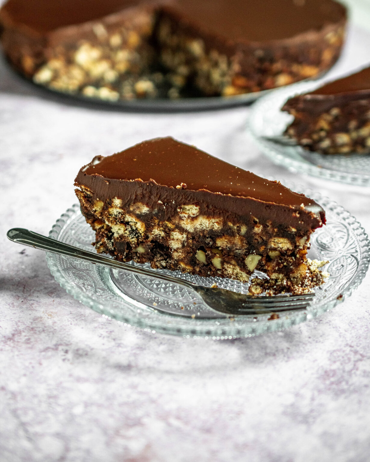 No Bake Chocolate Cake - Apron & Whisk