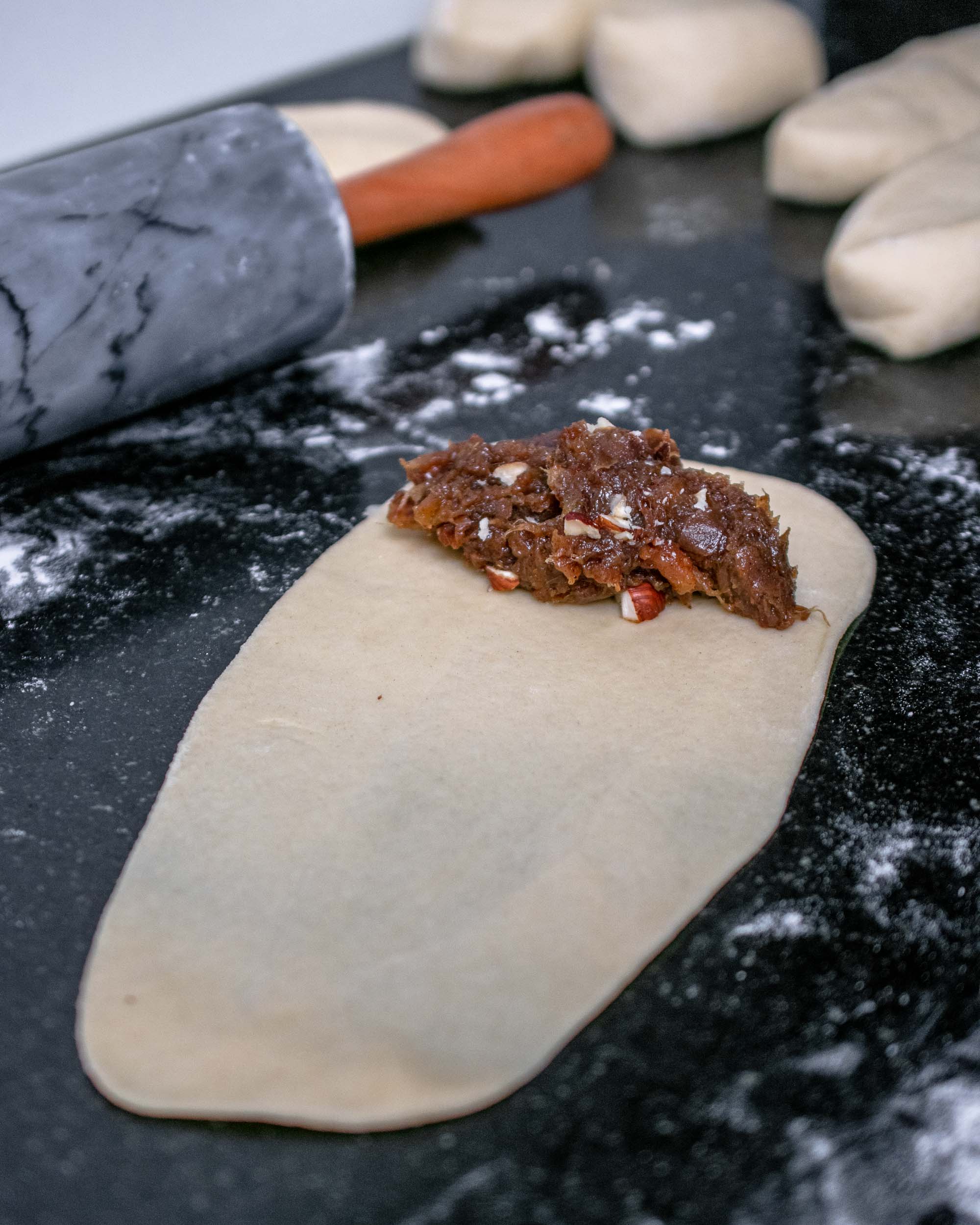 Imqaret Buns - Date Filled Sweet Buns - Apron & Whisk