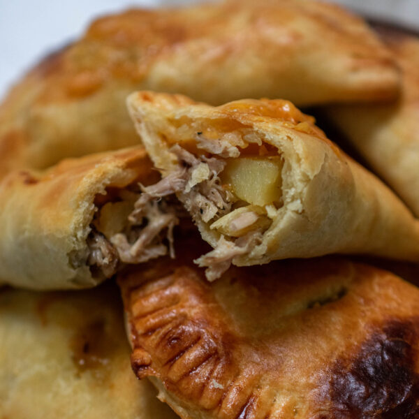 Pulled Rabbit Pies - Apron & Whisk