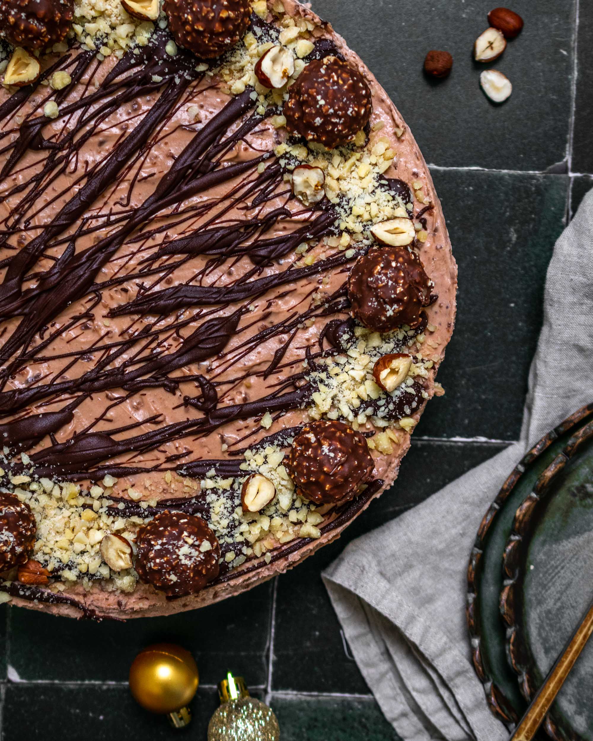 Ferrero Rocher Cheesecake - Apron & Whisk