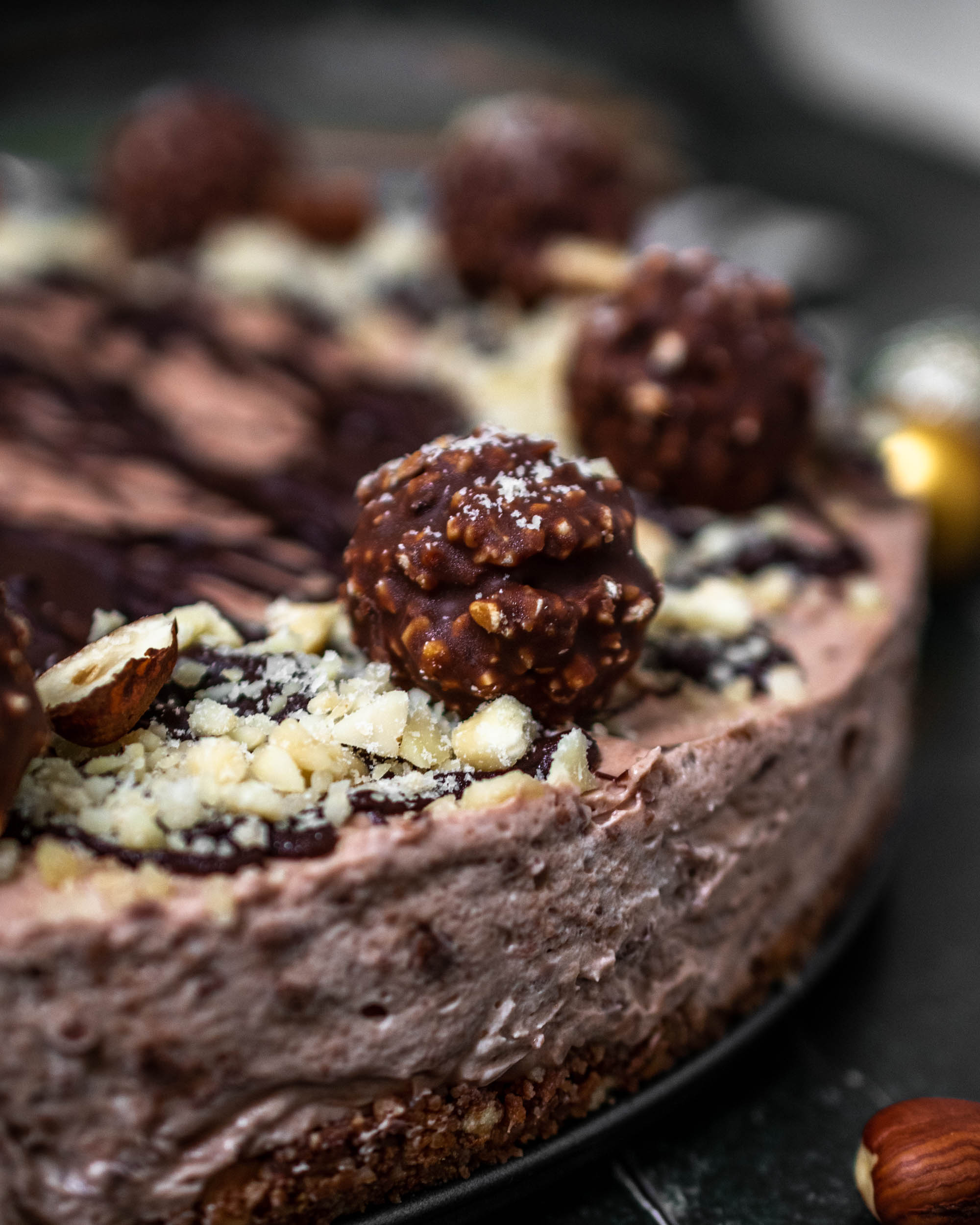 Ferrero Rocher Cheesecake - Apron & Whisk