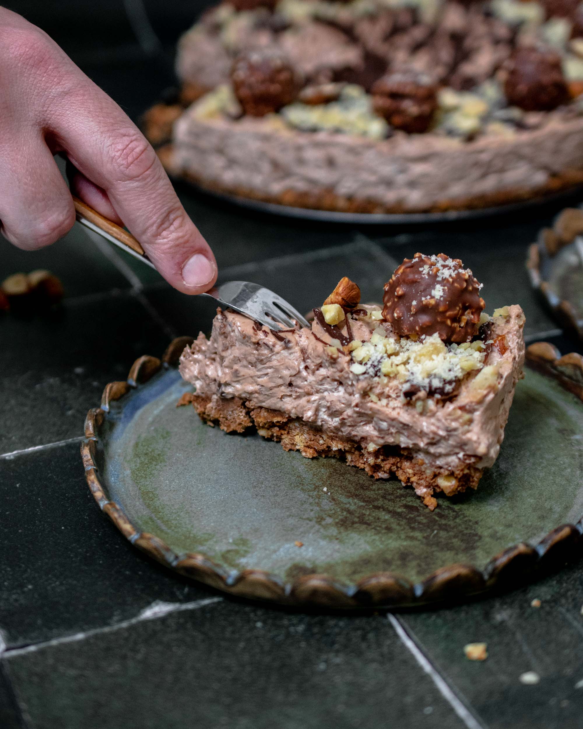 Ferrero Rocher Cheesecake - Apron & Whisk