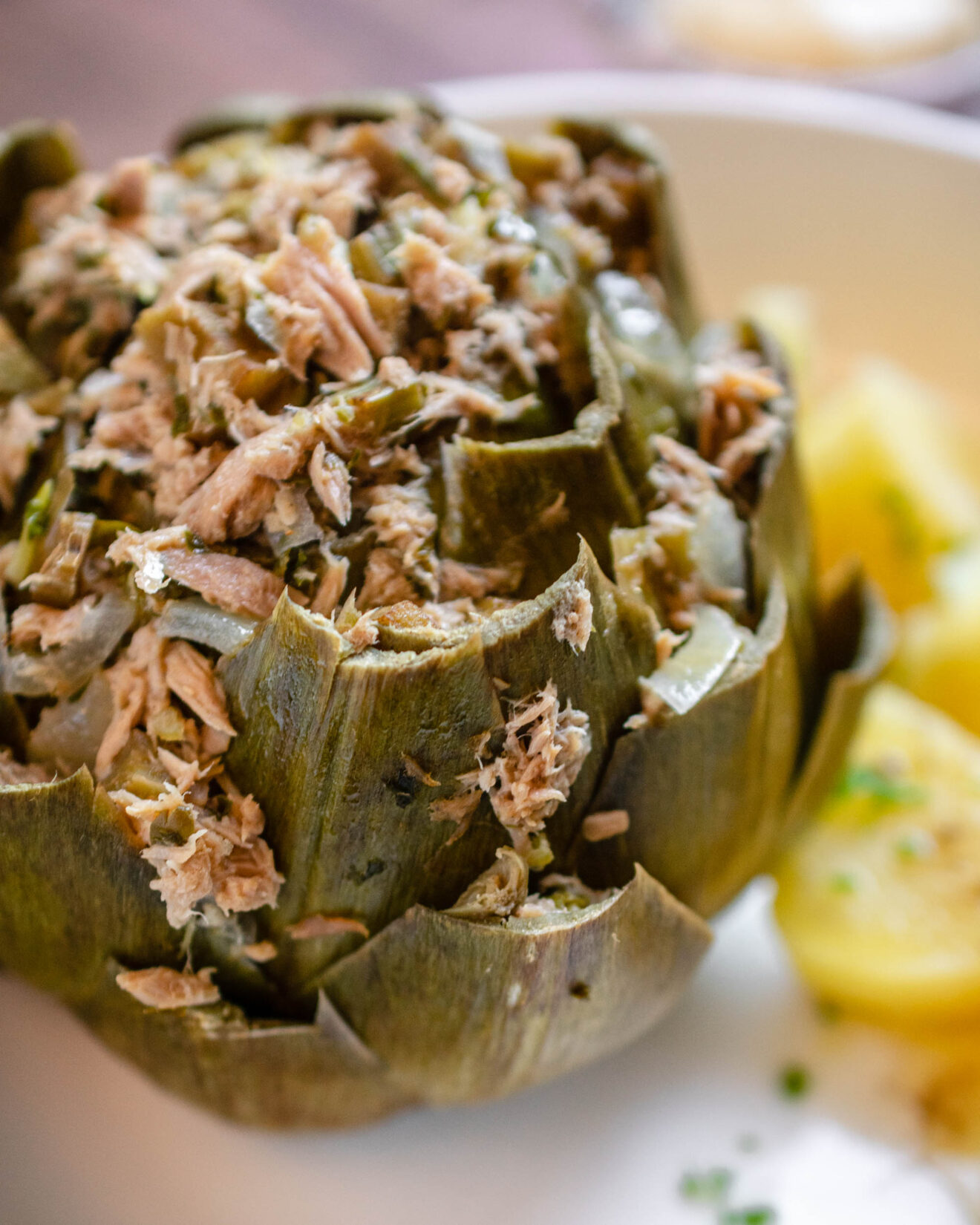 Qaqoċċ Mimli bit-Tonn taż-Żejt - Maltese Tuna Stuffed Artichokes ...
