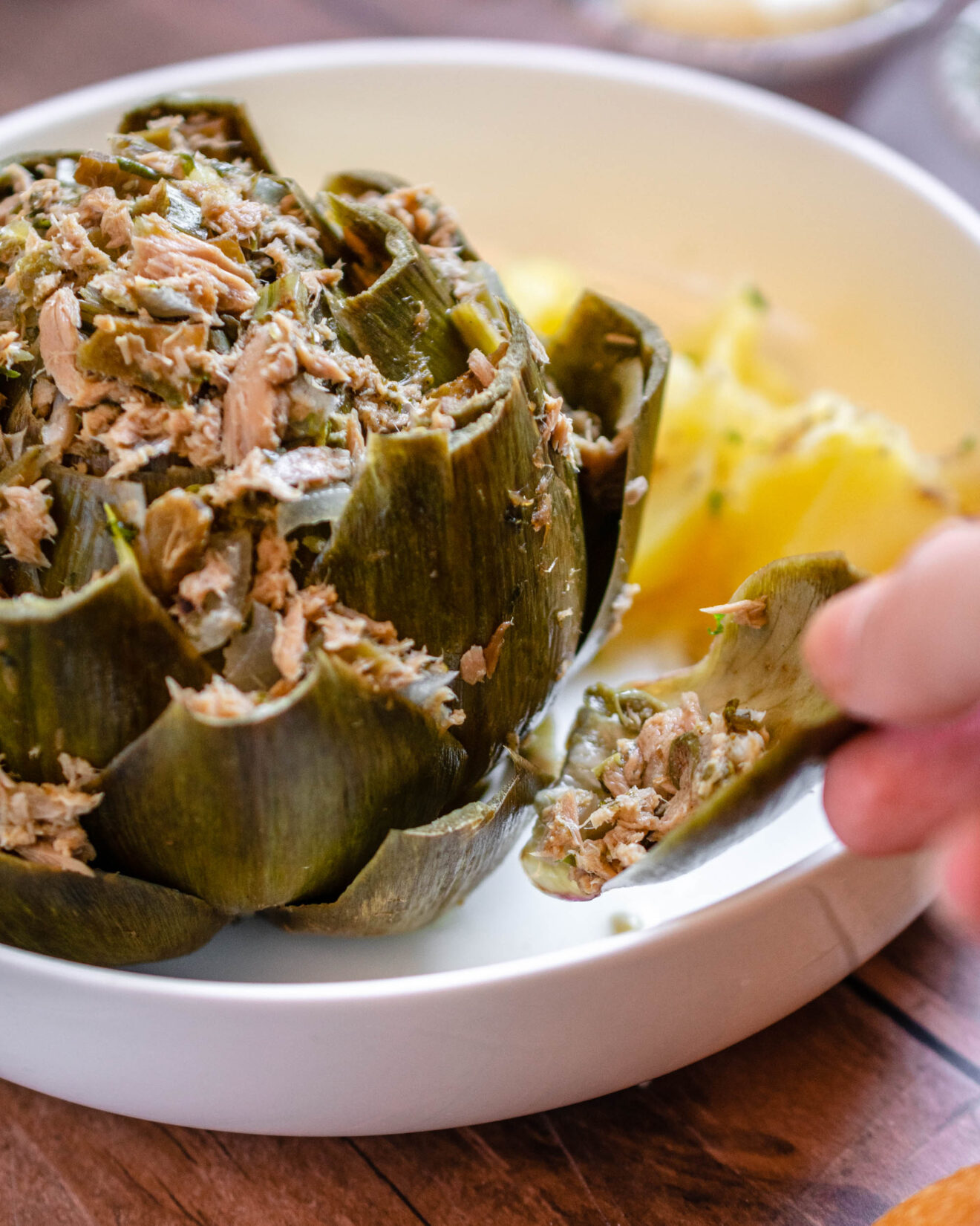 Qaqoċċ Mimli bit-Tonn taż-Żejt - Maltese Tuna Stuffed Artichokes ...