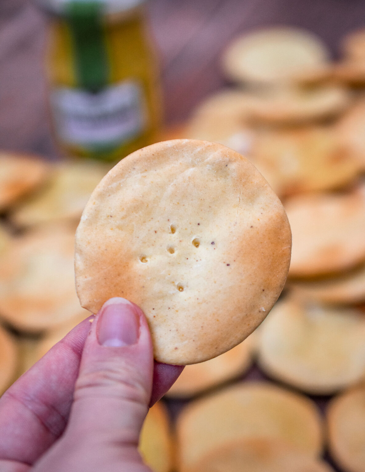 Mustard Galletti - Maltese crackers with Mustard - Apron & Whisk