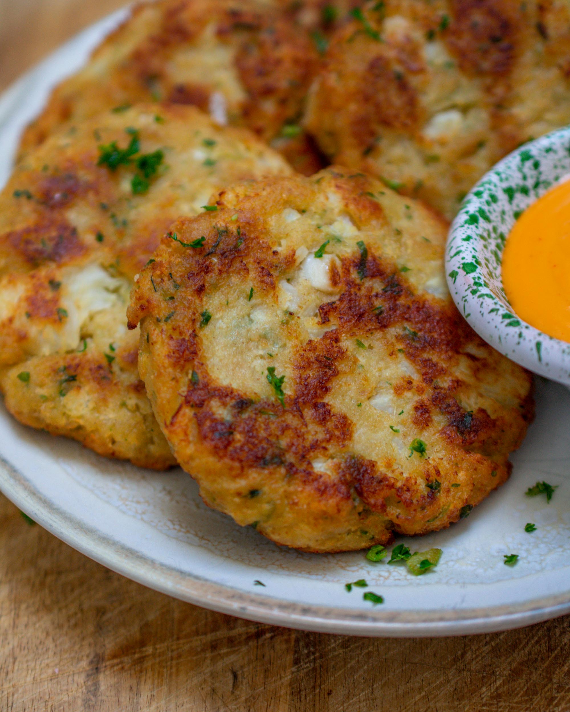 Pulpetti tal-Pastard - Maltese Cauliflower Fritters - Apron & Whisk