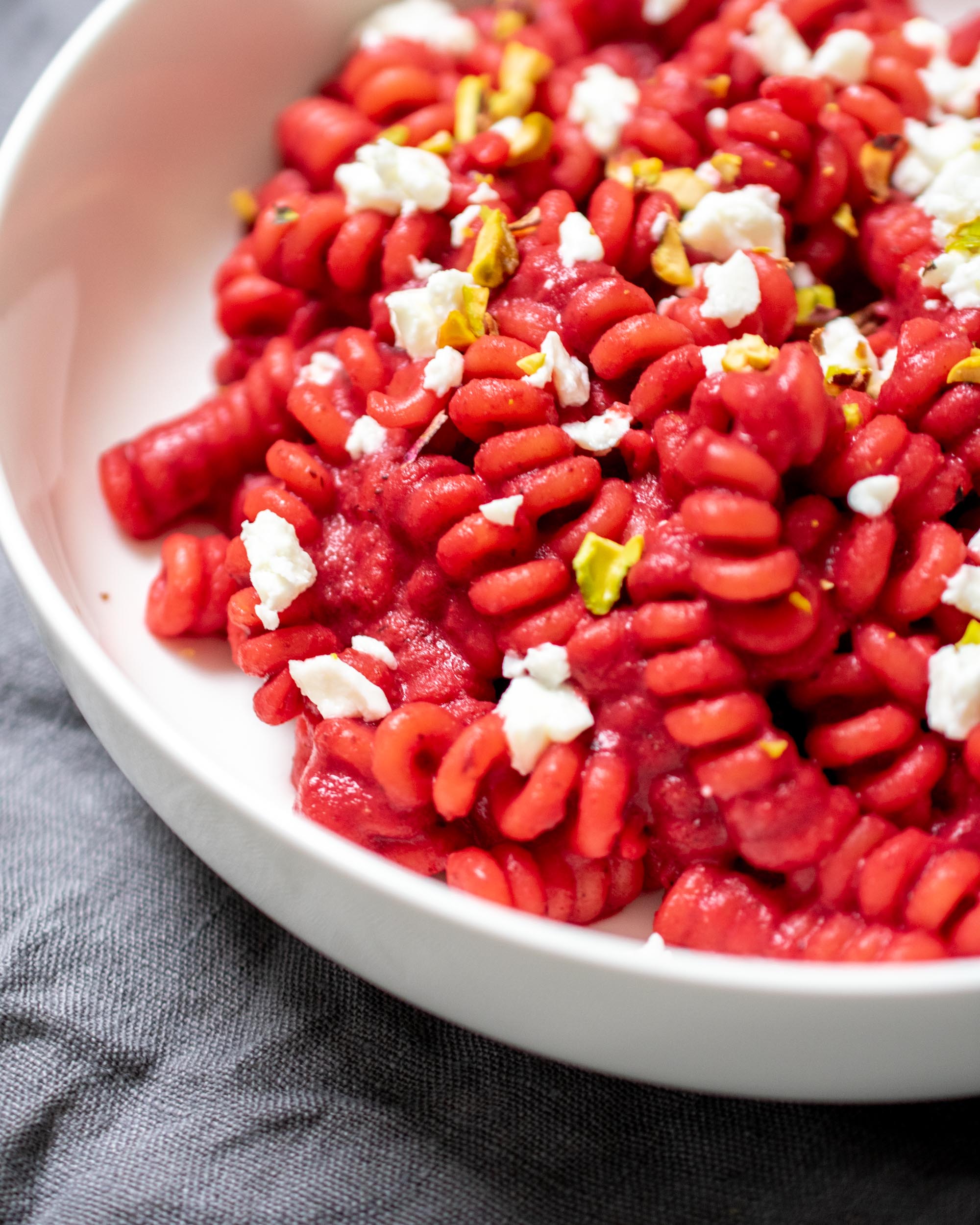 Beetroot and Feta Pasta - Apron & Whisk