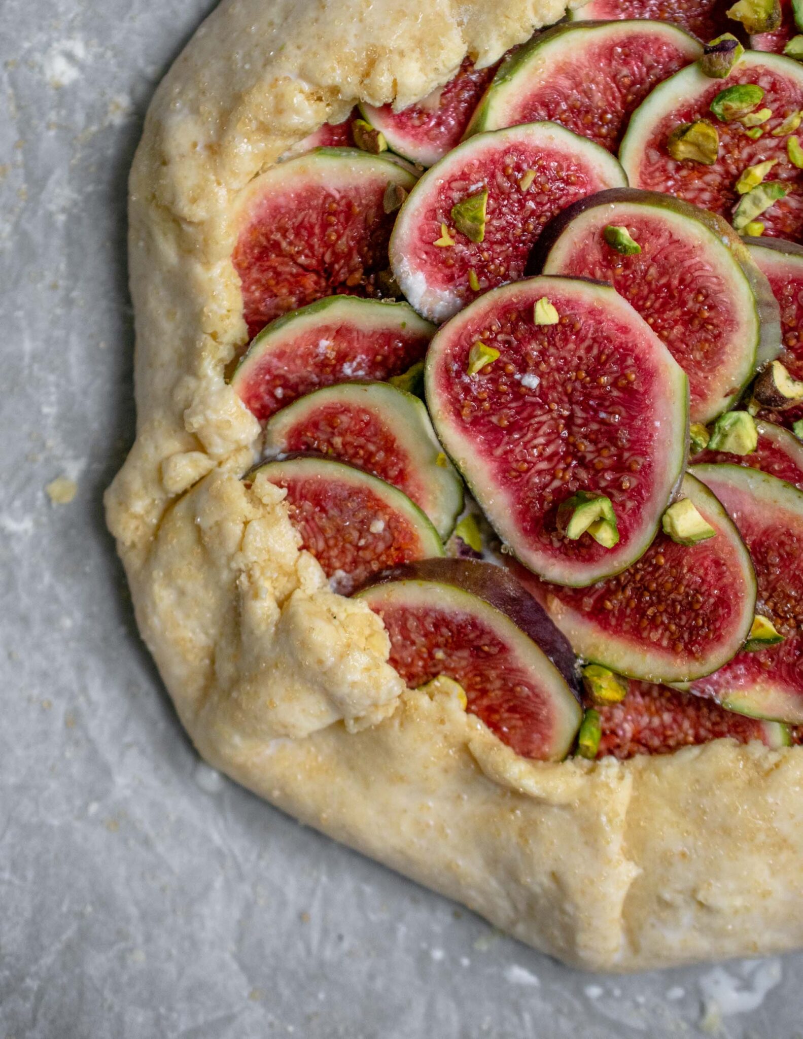 Honey Ricotta and Fig Galette - Apron & Whisk