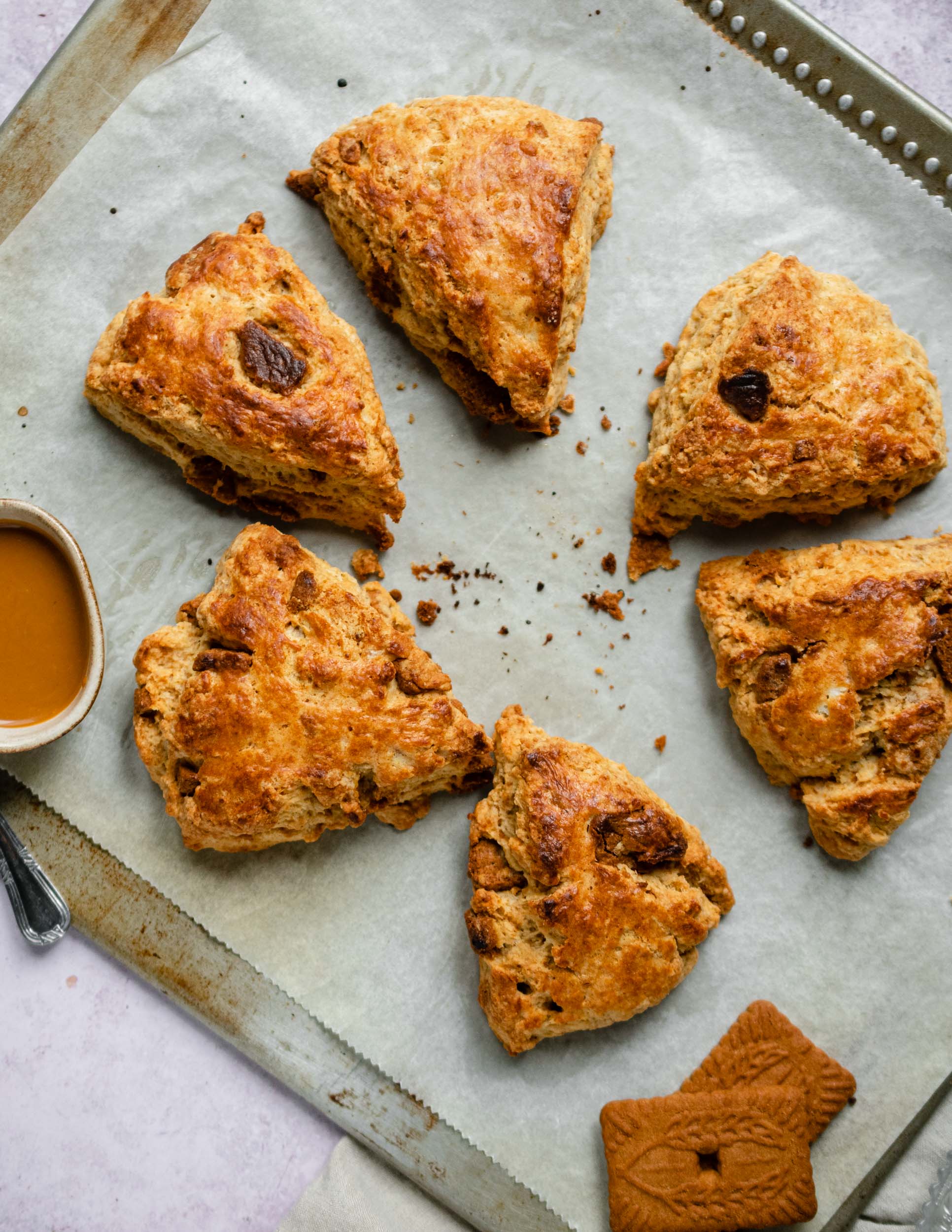 Speculoos Scones - Apron & Whisk