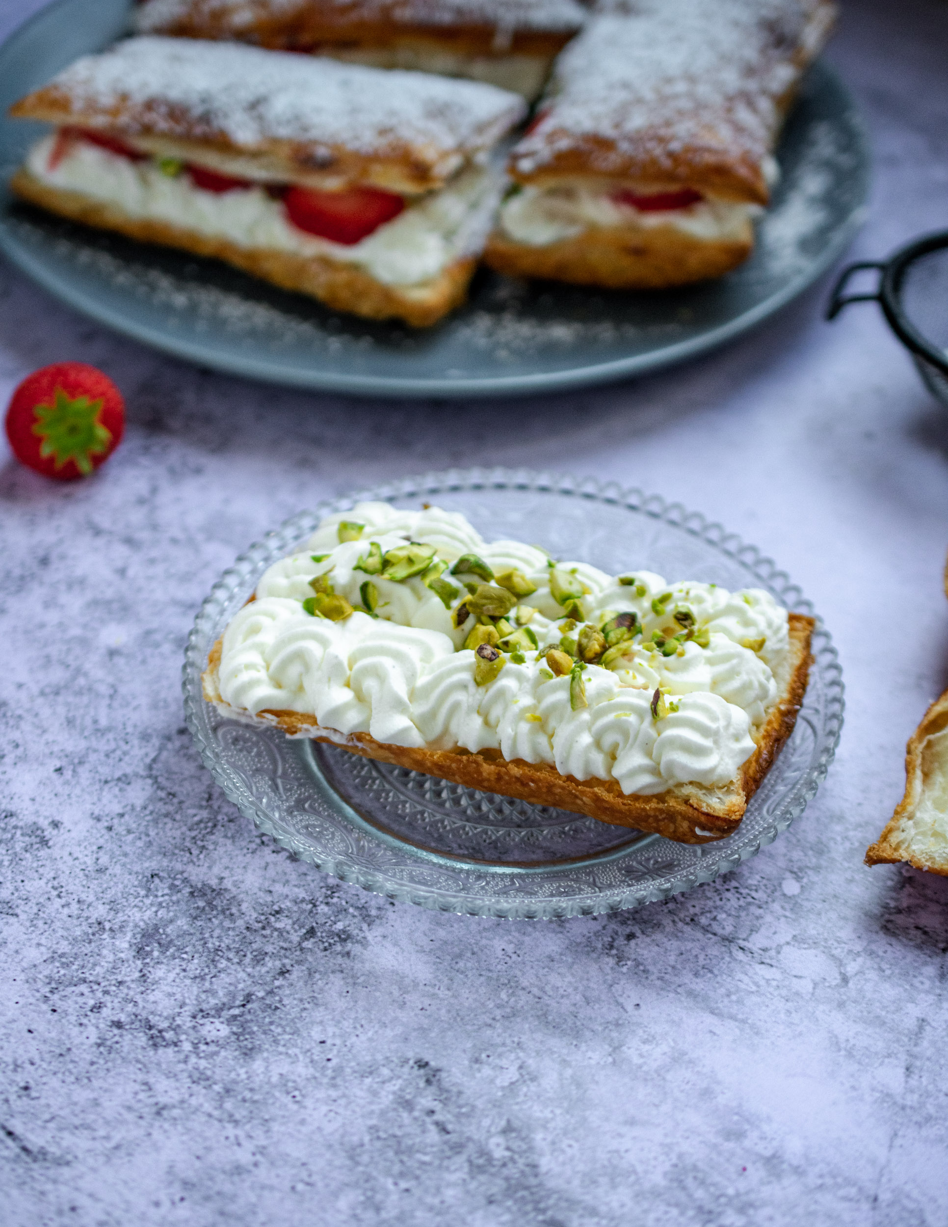 Strawberry Cream Pastries - Apron & Whisk