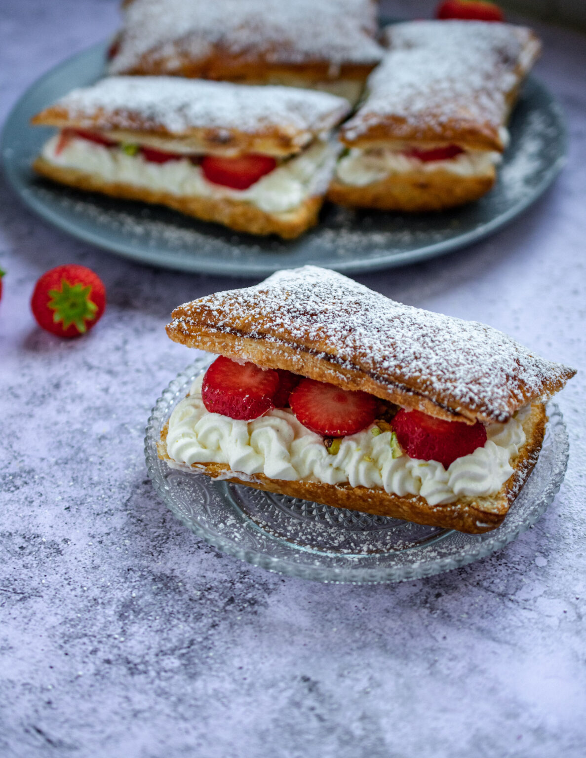 Strawberry Cream Pastries - Apron & Whisk