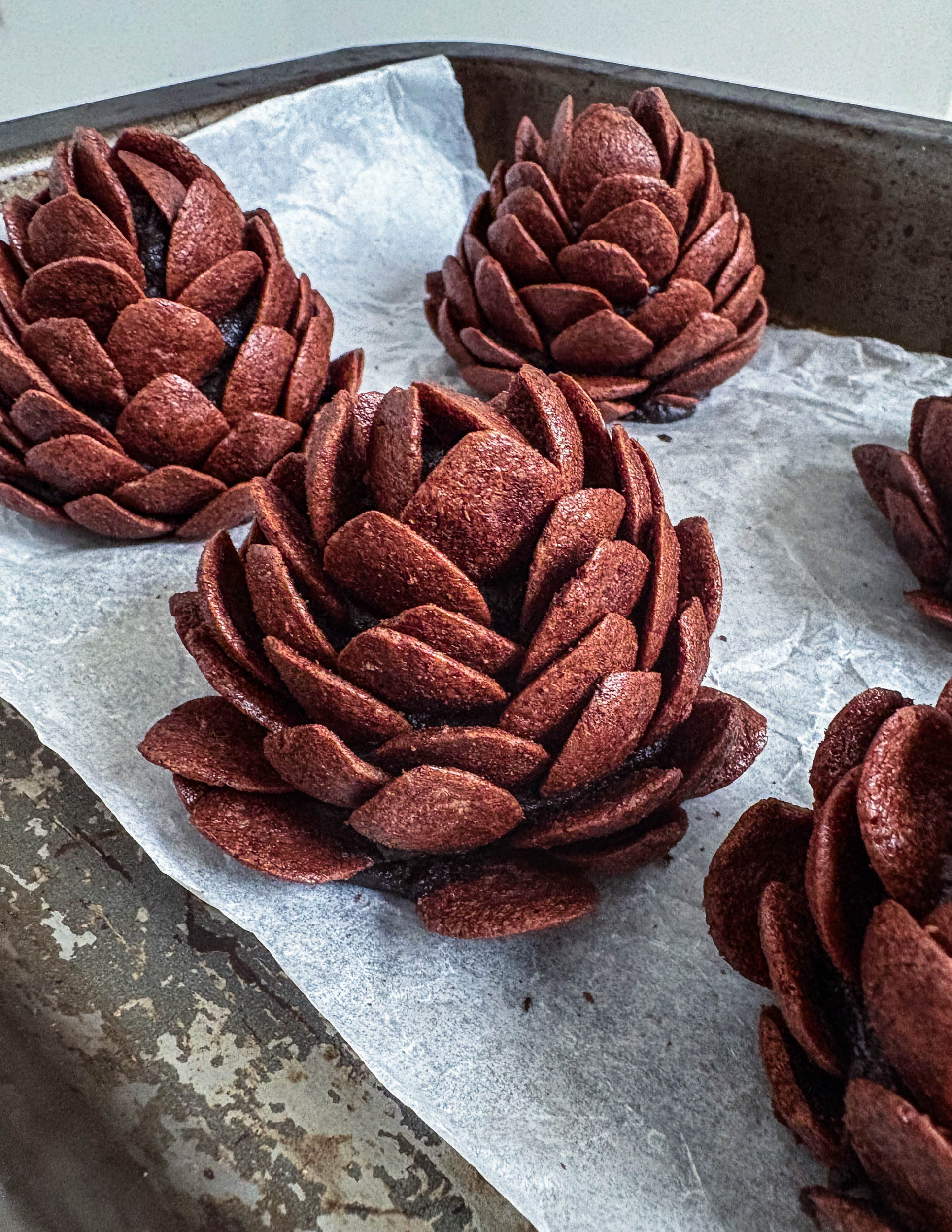 Oreo Pinecone Truffles - Apron & Whisk