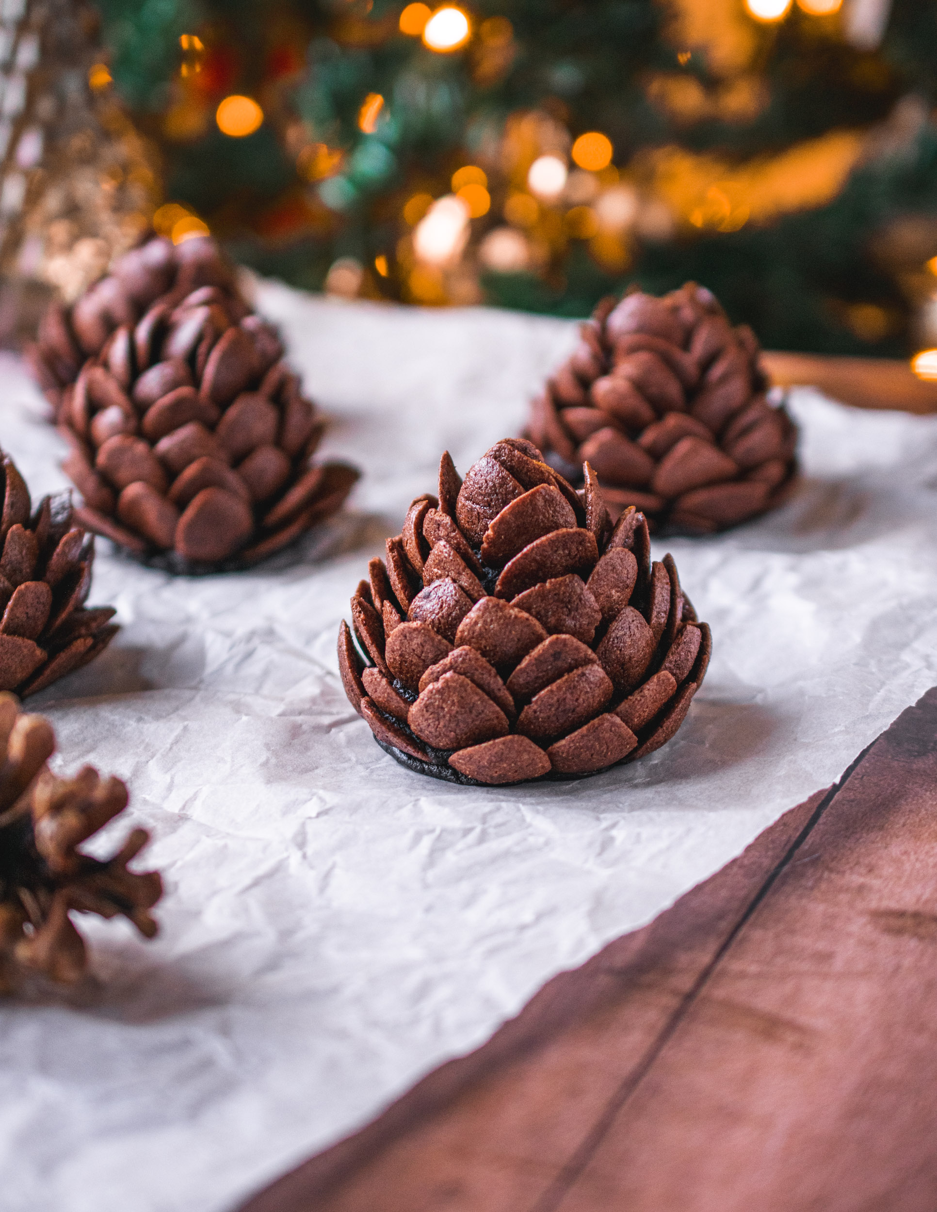 Oreo Pinecone Truffles - Apron & Whisk