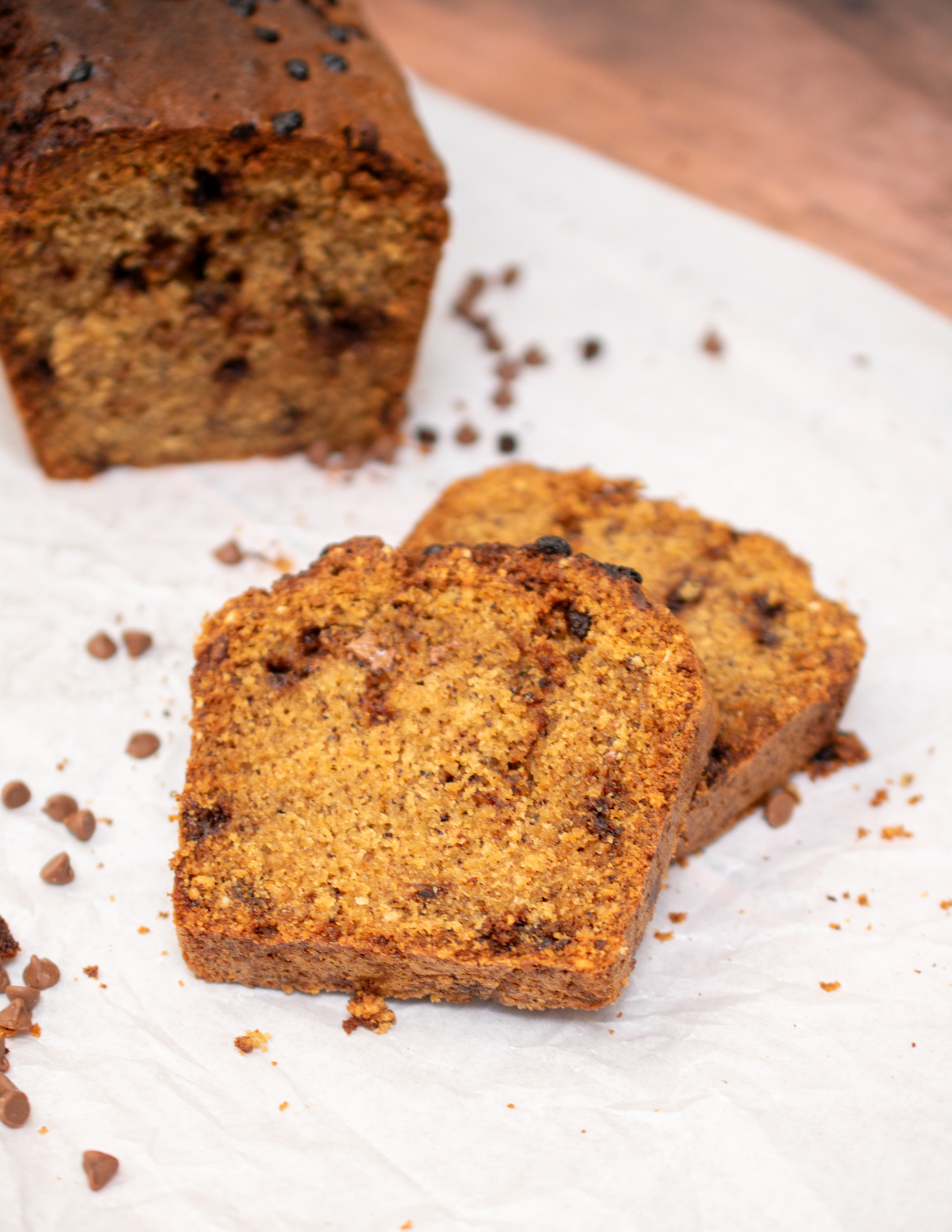 Hazelnut Chocolate Chip Loaf - Apron & Whisk